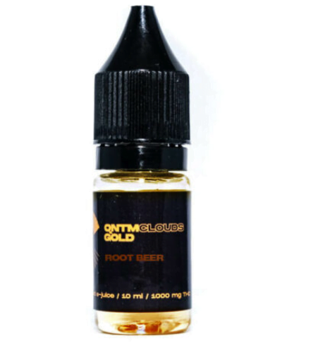 Buy QNTM Clouds Gold THC Vape Liquid Root Beer – 1000mg Online ...